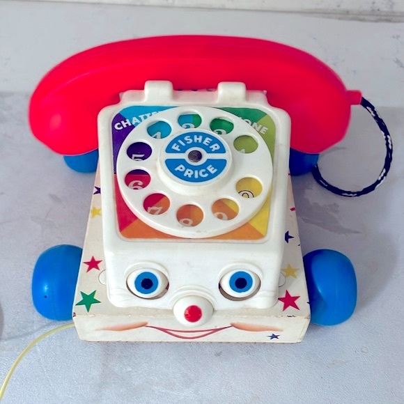 Fisher-Price | Toys | Fisherprice Vintage Chatter Telephone Pull Toy ...